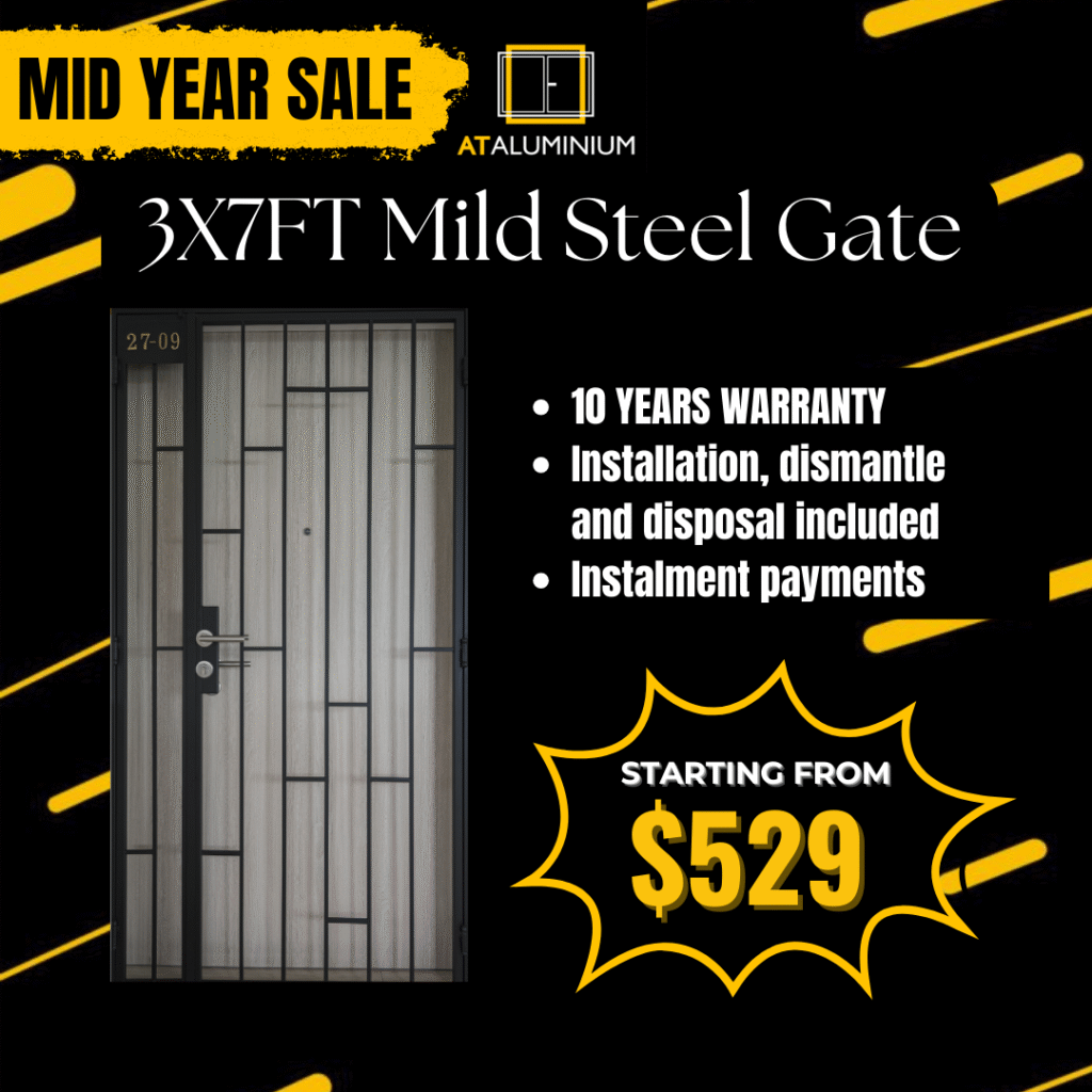 Windows, Main Doors & Metal Gates Promotion in Singapore | AT Aluminium